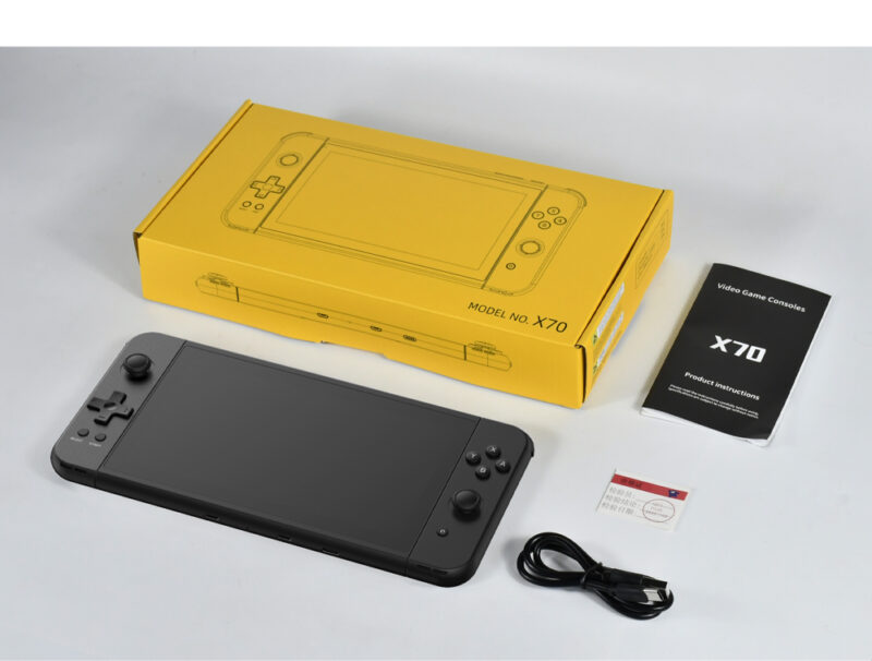 Powkiddy X70 7.0 Inch HD Screen Retro Handheld Game Console | Temeric ...